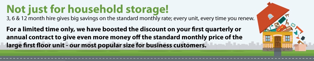 Choose from our range of storage unit sizes - Eversley Storage