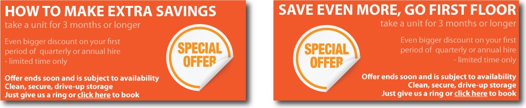 Self Storage Prices - Competitive & Transparent - Eversley Storage